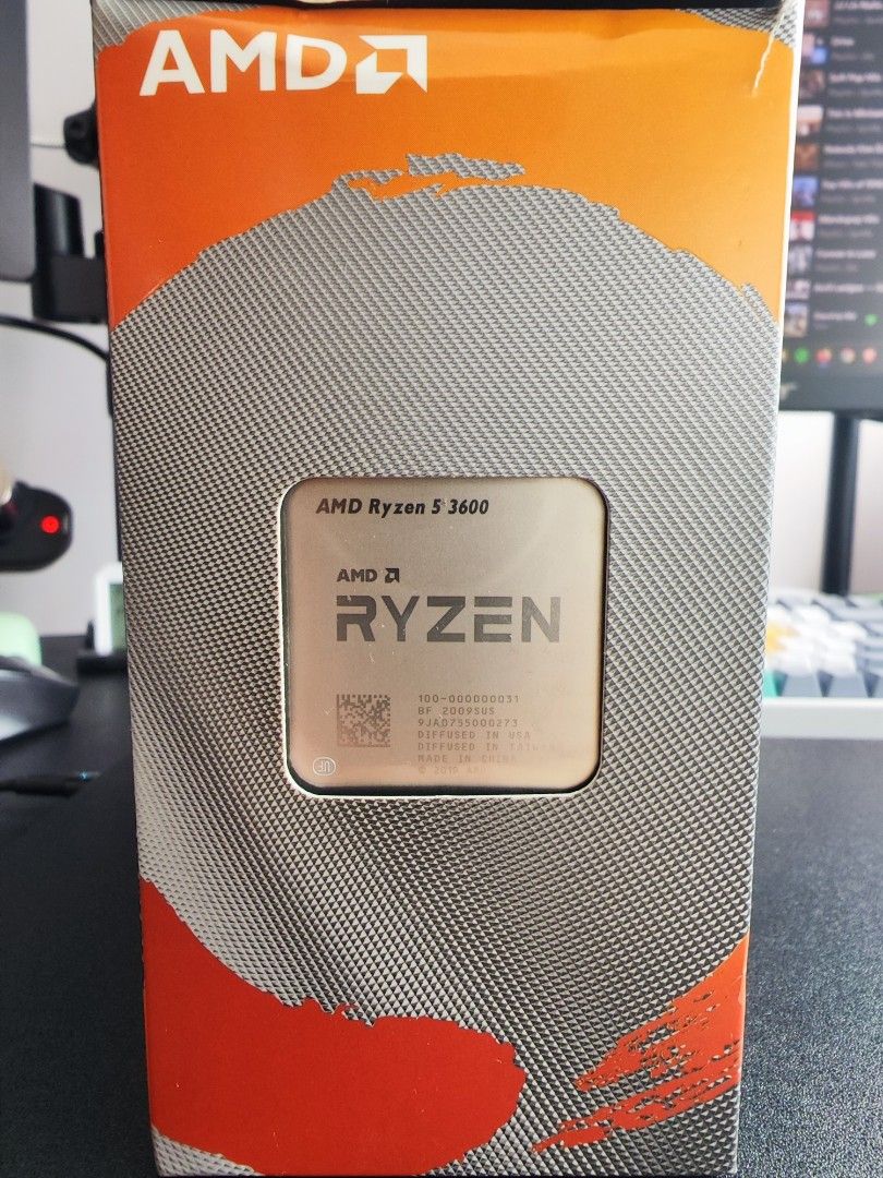 AMD Ryzen 5 3600 with Wraith Stealth & Prism, Computers & Tech, Parts ...