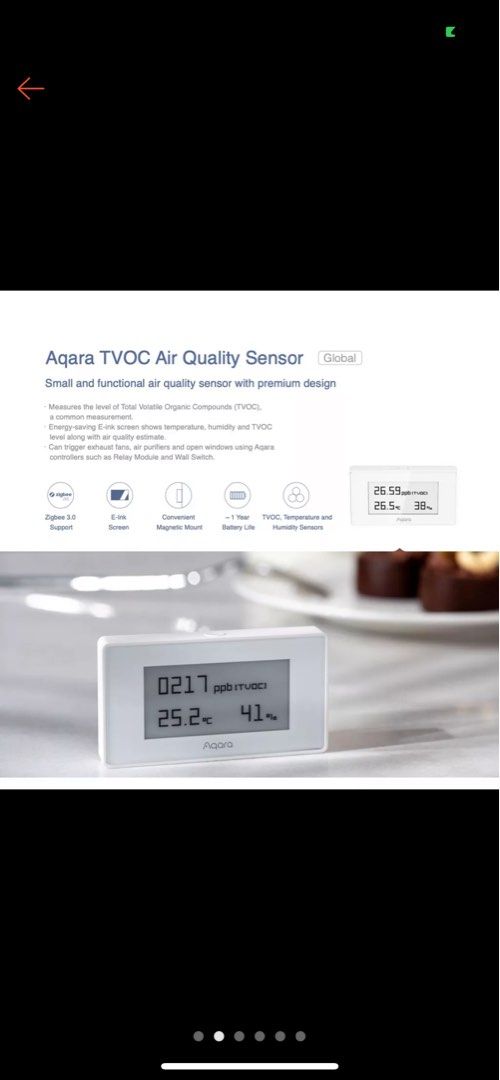 Aqara TVOC sensor, TV & Home Appliances, Other Home Appliances on Carousell