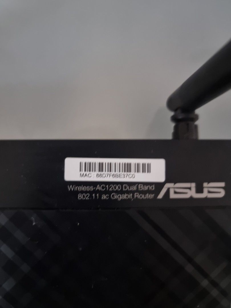 Asus RT-AC1200G+ router, Computers & Tech, Parts & Accessories ...