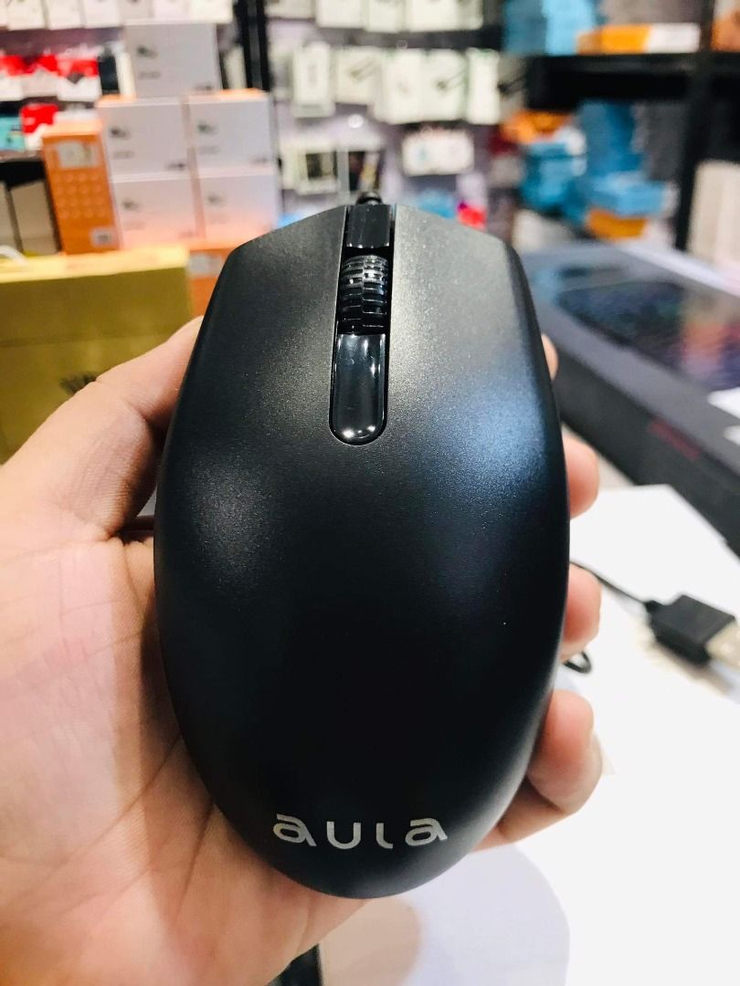 Aula AM103 Wired Mouse USB Black, Computers & Tech, Parts & Accessories ...