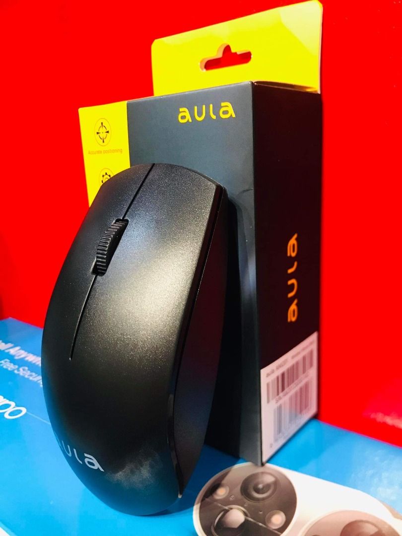 Aula AM201 Wireless Mouse USB Black, Computers & Tech, Parts ...