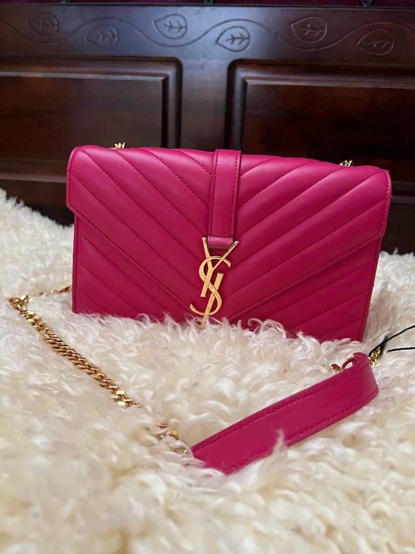 Authentic Preloved YSL Envelope F, Luxury, Bags & Wallets on Carousell