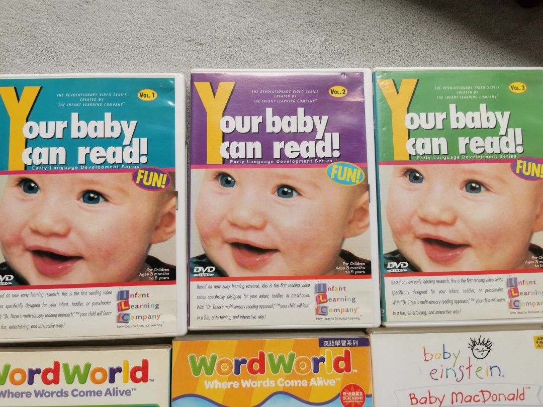 Baby first learning music DVDs, 音響器材, 其他音響配件及設備 - Carousell