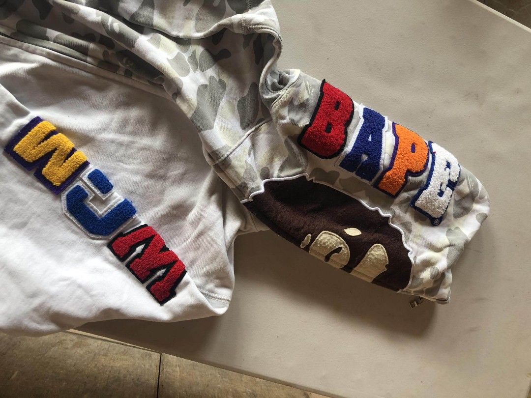 BAPE SHARK X AAPE, Men's Fashion, Coats, Jackets and Outerwear on Carousell