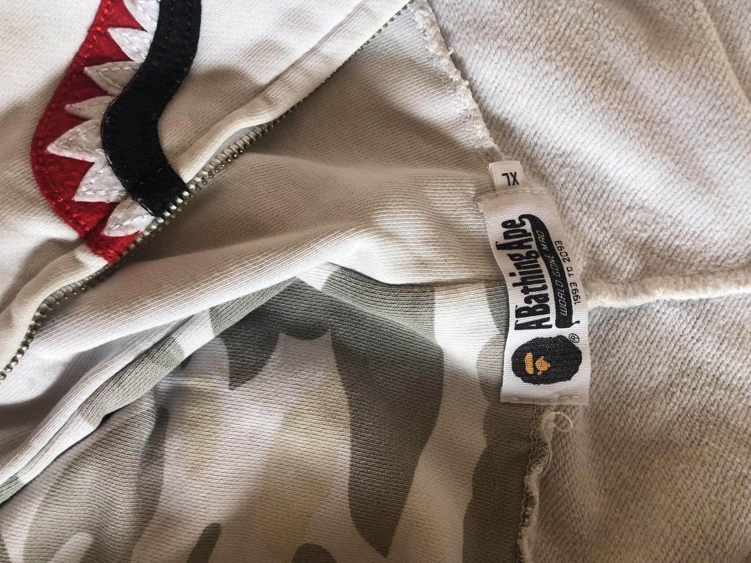 BAPE SHARK X AAPE, Men's Fashion, Coats, Jackets and Outerwear on Carousell