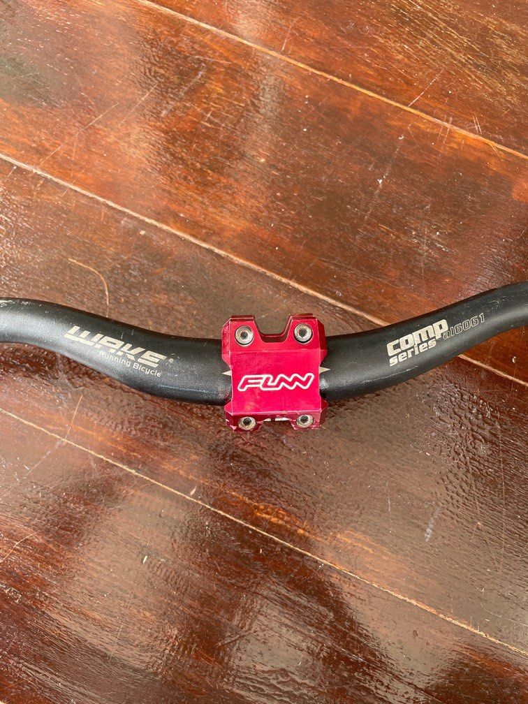 Bicycle Wake Handle bar and bike stem, Sports Equipment, Bicycles ...