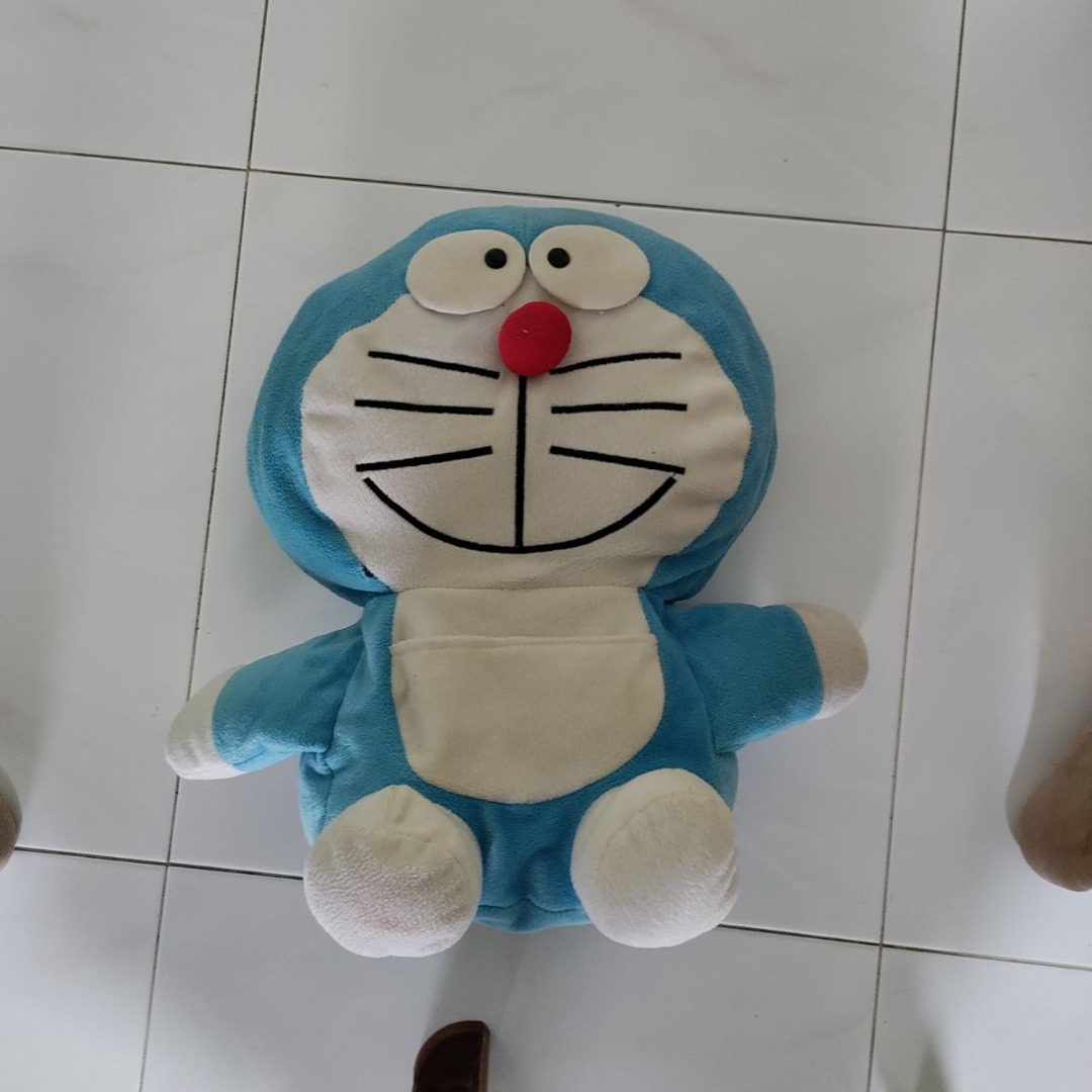 Big Doraemon Plushie, Hobbies & Toys, Toys & Games on Carousell