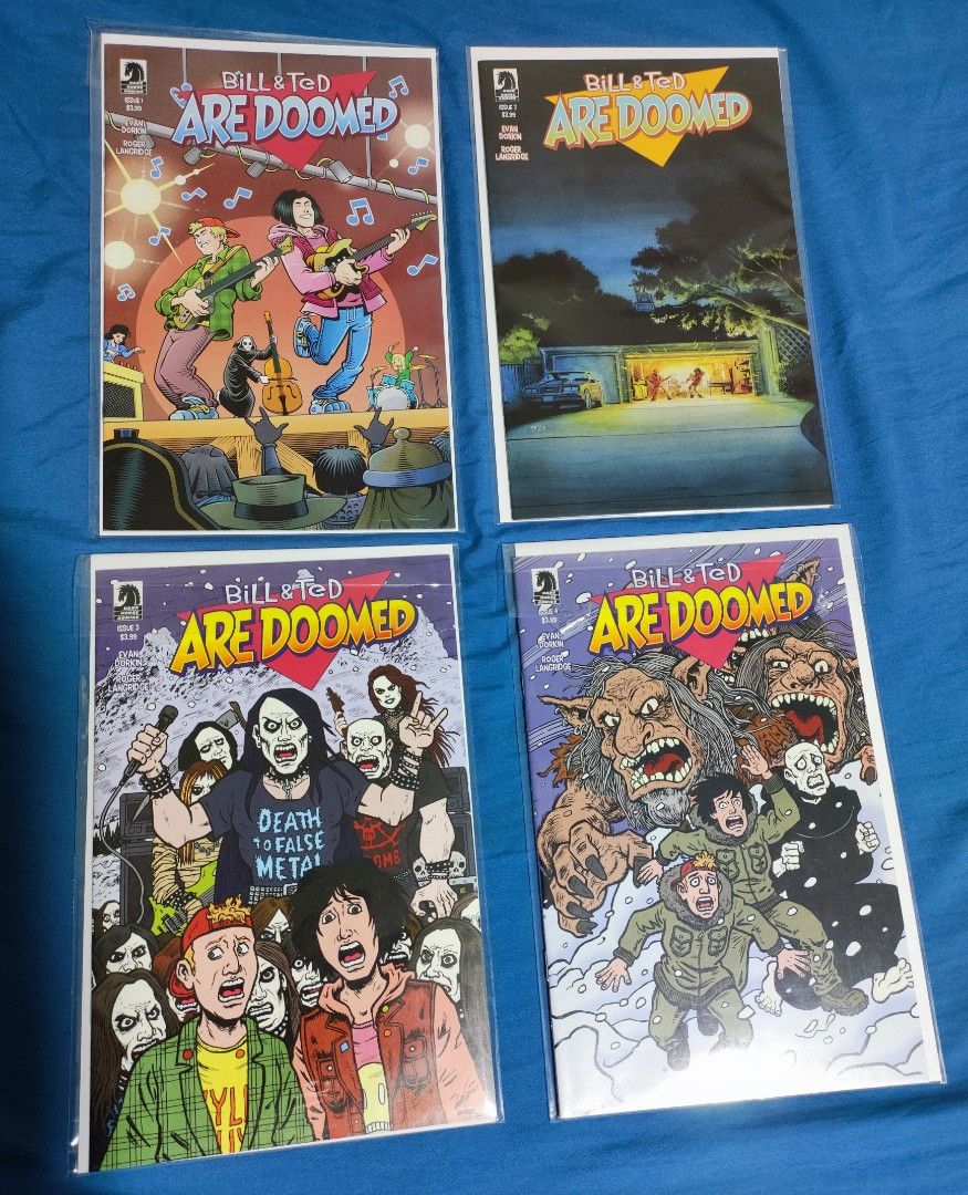 Bill and Ted excellent adventure complete set Issue #1 ,#2 #3#4 on ...
