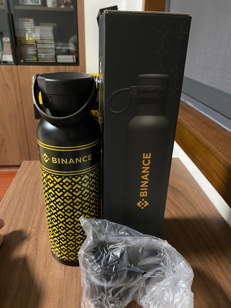 Binance Water Bottle, Furniture & Home Living, Kitchenware & Tableware ...