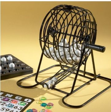 Bingo Set Traditional Lottery Family & Party Games / Cage Balls Cards ...