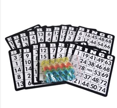 Bingo Set Traditional Lottery Family & Party Games / Cage Balls Cards ...