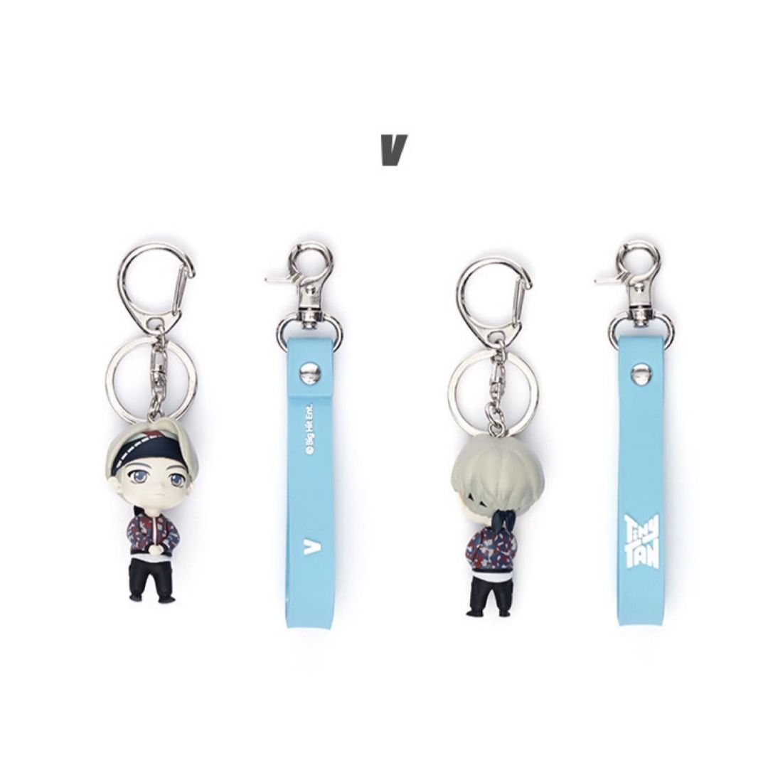 BNIB BTS TinyTAN Figure Keyring Mic Drop Jungkook | V / Taehyung | Pop Up | Map of the Soul ...