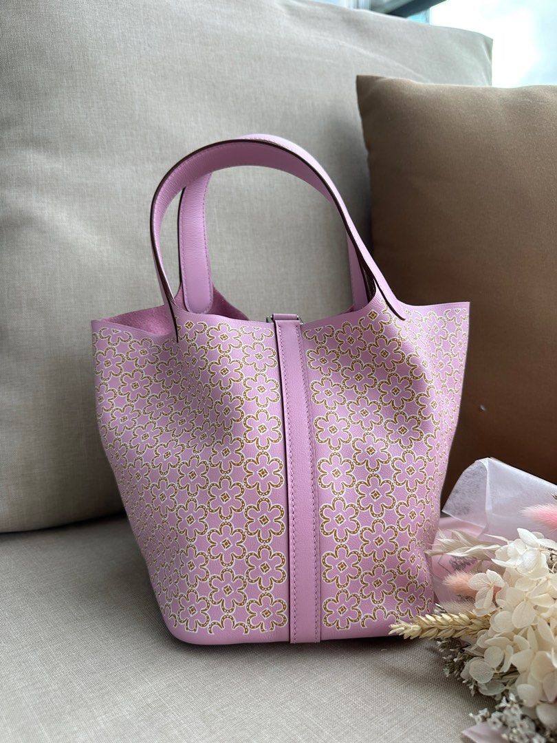 BNIB Hermes Lucky Daisy Picotin 18 - Limited Edition, Luxury, Bags ...