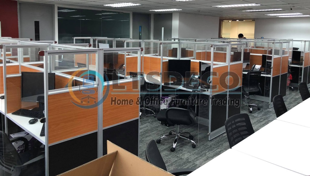 BPO MODULAR TABLE OFFICE PARTITION - - OFFICE FURNITURES on Carousell
