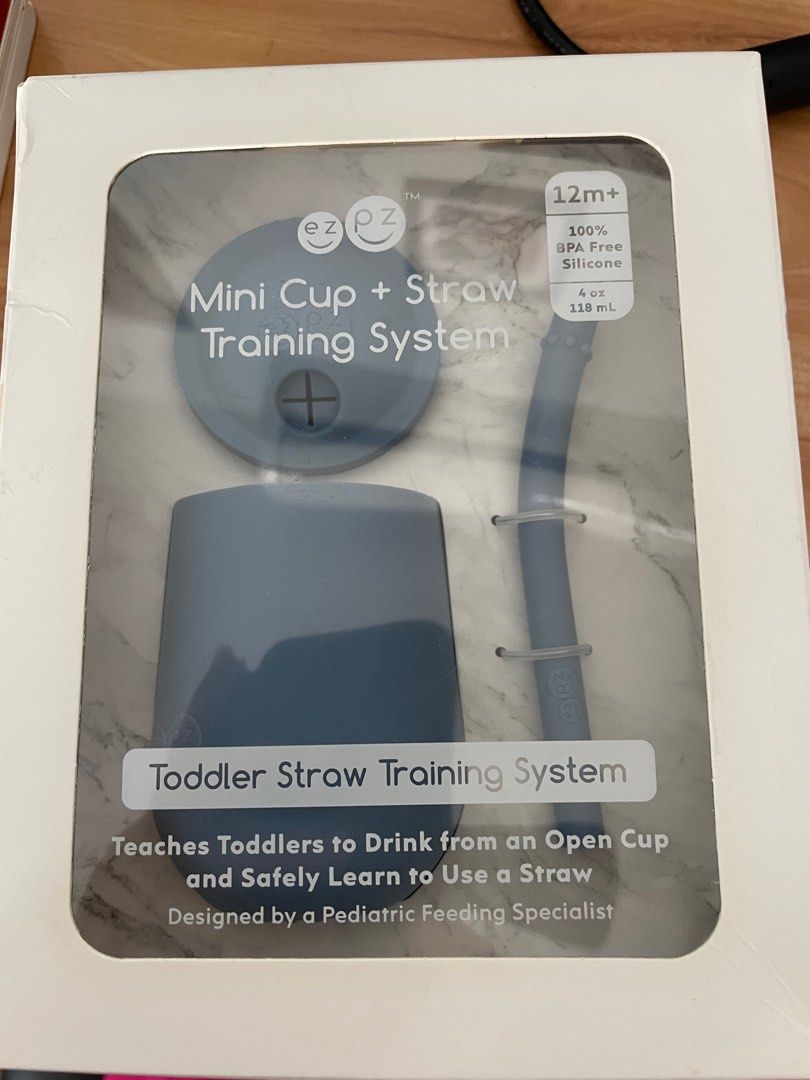 Brand new EzPz Mini Cup + Straw Training system, Babies & Kids, Nursing ...