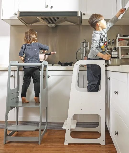 [BRAND NEW] Toddler Kid Montessori Learning Tower Baby Standing Tower ...