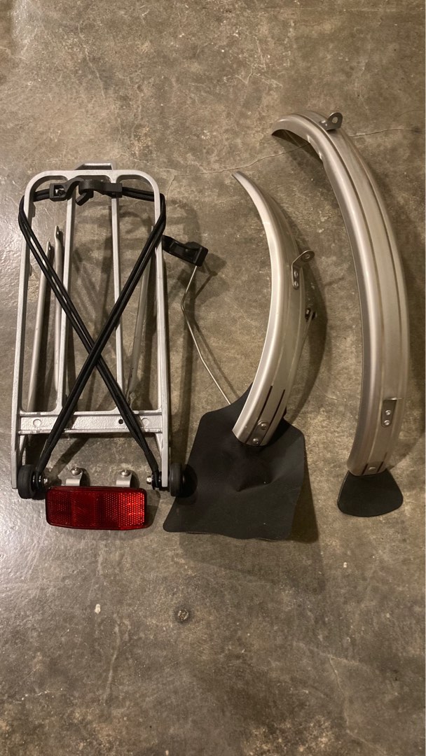 Brompton rack with front and black fender, Sports Equipment, Bicycles ...