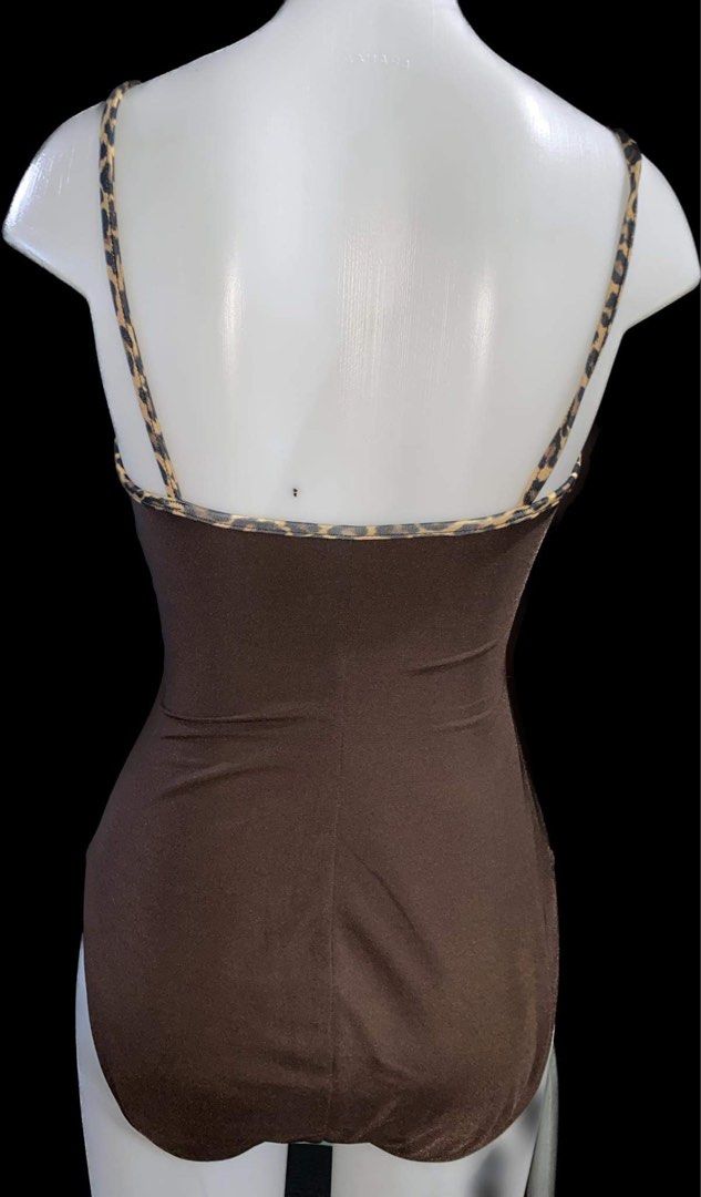 Brown One Piece Swimsuit on Carousell