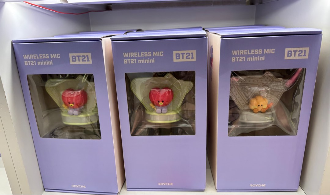 BTS WIRELESS MIC BT21 minimi, Hobbies & Toys, Memorabilia & Collectibles, K-Wave on Carousell