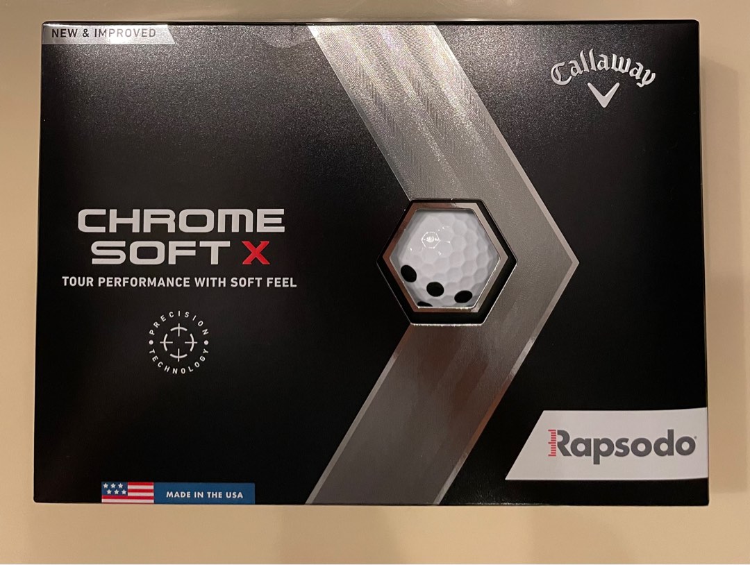Callaway RPT Chrome Soft X Golf Balls, Sports Equipment, Sports & Games ...