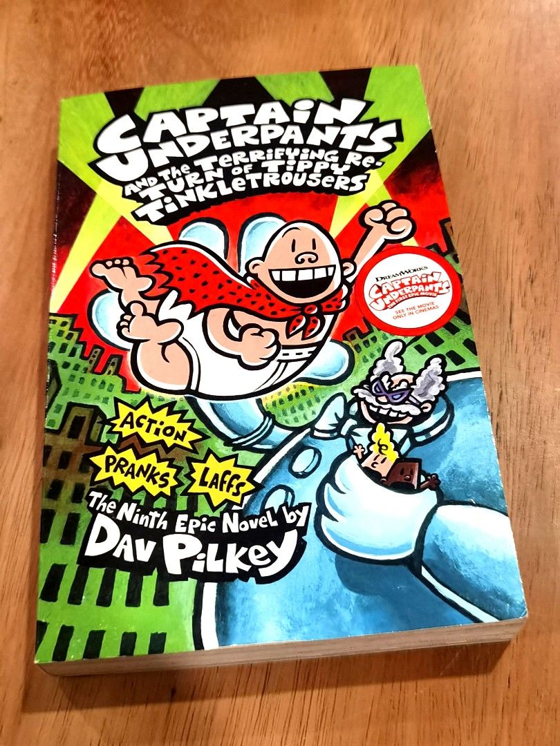 Captain Underpants And The Terrifying Return Of Tippy Tinkle Trousers ...