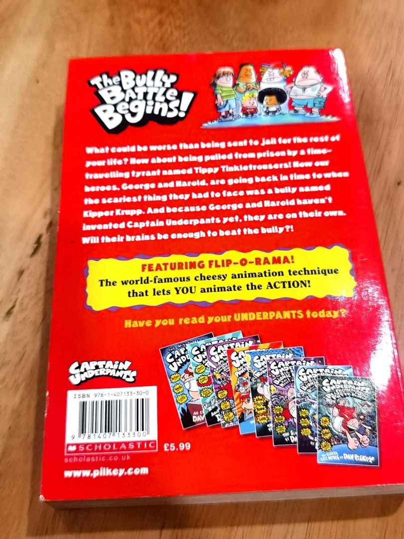 Captain Underpants And The Terrifying Return Of Tippy Tinkle Trousers ...