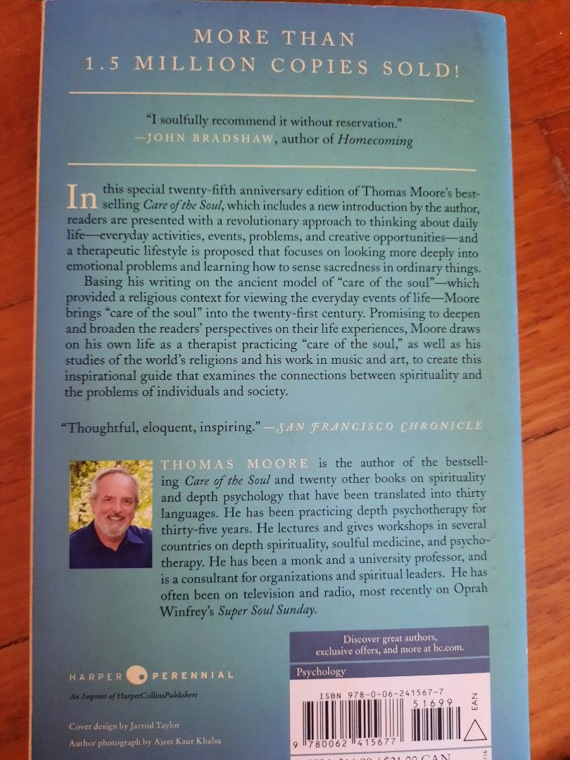 Care of the Soul by Thomas Moore, Hobbies & Toys, Books & Magazines ...