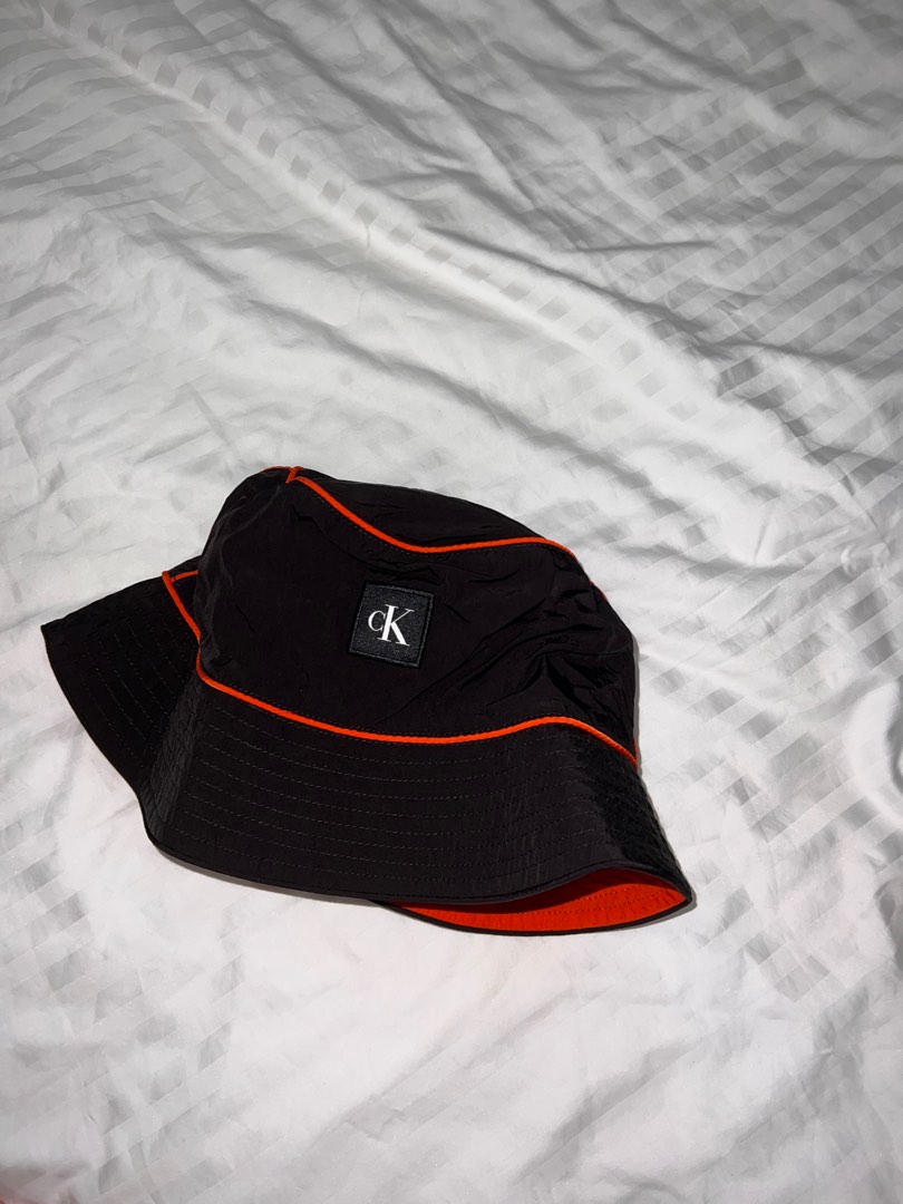 CK Reversible bucket hat, Men's Fashion, Watches & Accessories, Caps ...