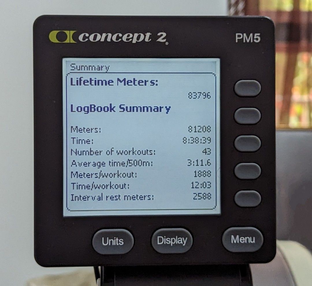 Concept2 Rower (Model D - PM5), Sports Equipment, Exercise & Fitness ...