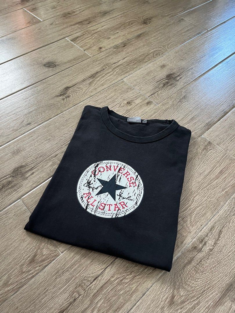 Converse Centre Logo, Men's Fashion, Tops & Sets, Tshirts & Polo Shirts on Carousell
