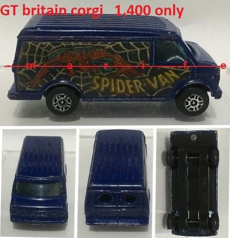 Corgi marvel Spiderman van & other car vehicle Diecast cars VT on Carousell