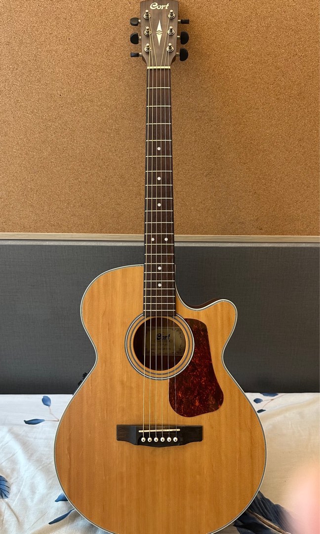 Cort L100F NS Acoustic Electric Guitar, Hobbies & Toys, Music & Media, Musical Instruments on ...