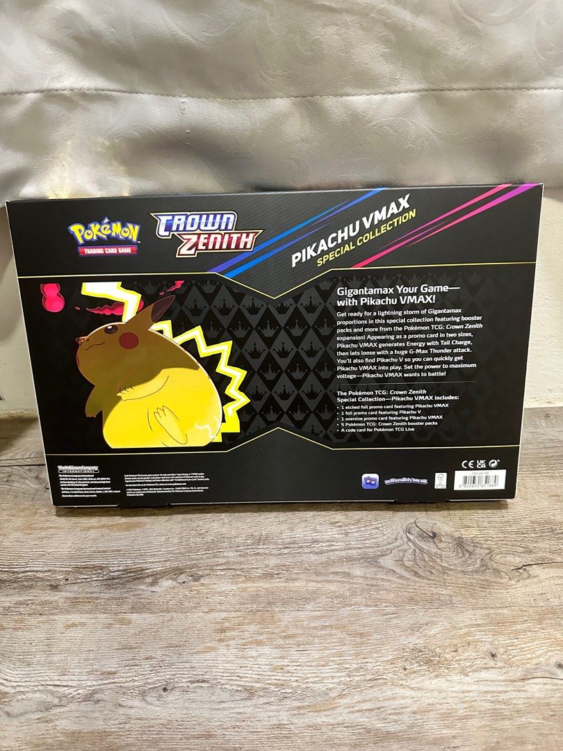 Crown Zenith Pikachu Vmax Collection Box, Hobbies & Toys, Toys & Games ...