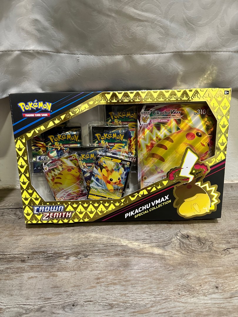 Crown Zenith Pikachu Vmax Collection Box, Hobbies & Toys, Toys & Games ...