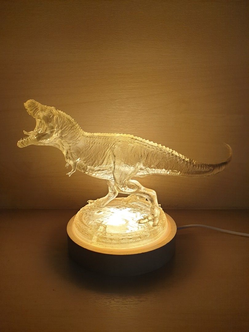 Custom T-Rex Night Light, Furniture & Home Living, Lighting & Fans ...