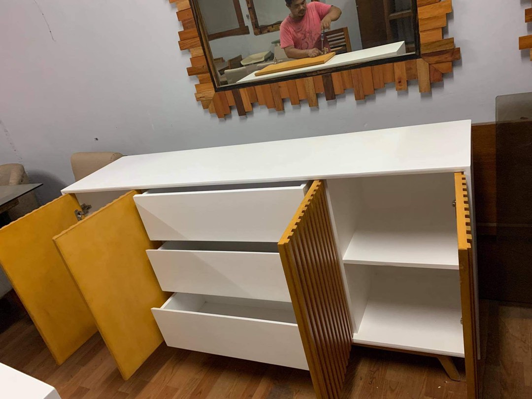 Customized Buffet Table, Furniture & Home Living, Office Furniture ...