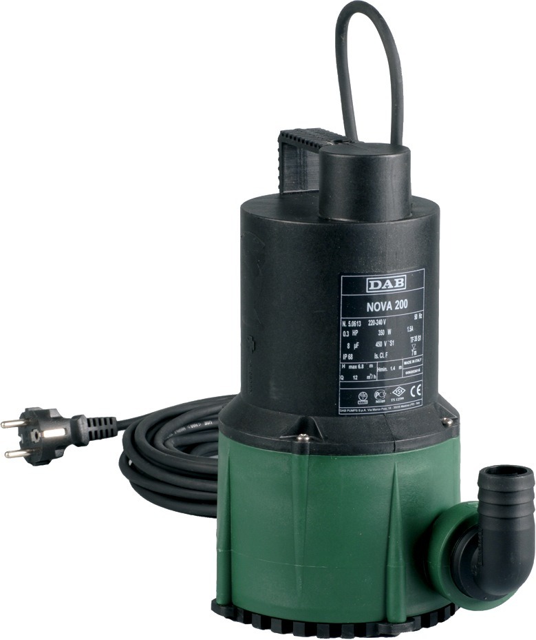 DAB Water Technology Submersible Drainage Pump, Pet Supplies, Homes ...