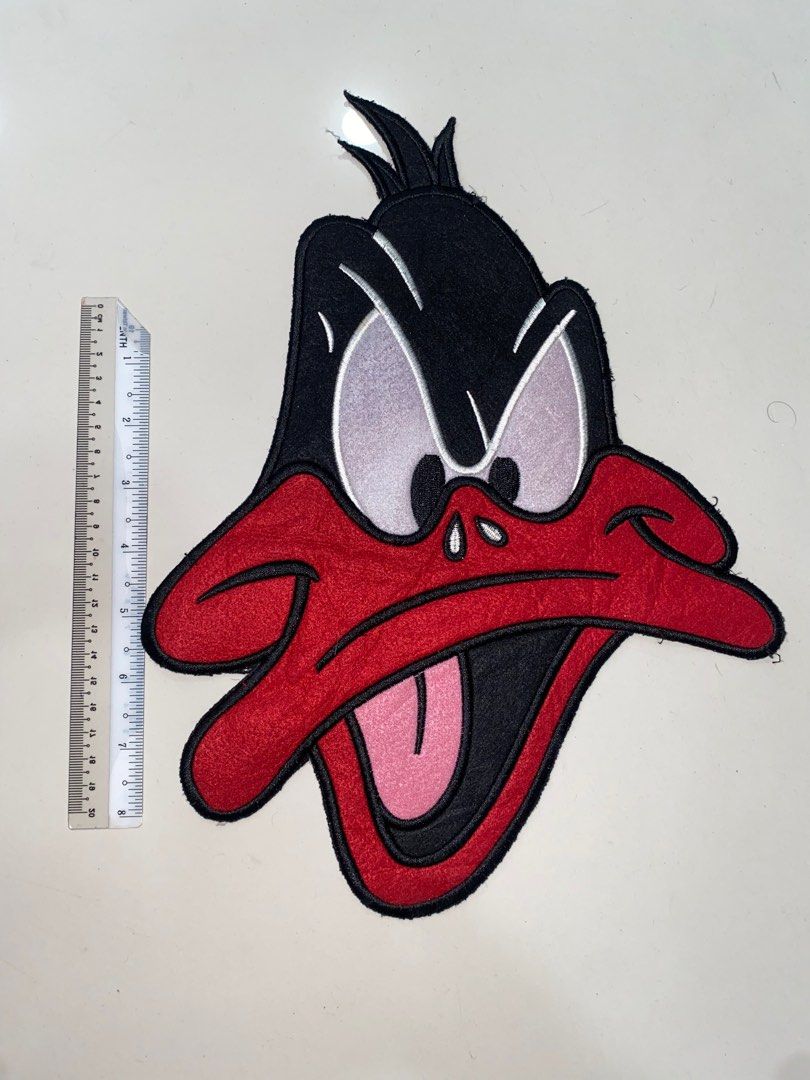Daffy Duck Fabric Sew Patches, Hobbies & Toys, Stationery & Craft ...
