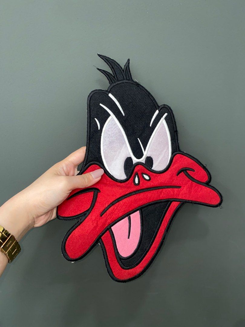 Daffy Duck Fabric Sew Patches, Hobbies & Toys, Stationery & Craft ...