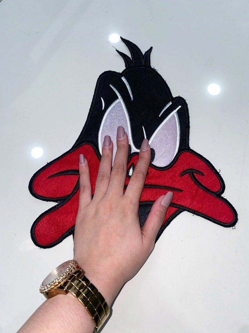 Daffy Duck Fabric Sew Patches, Hobbies & Toys, Stationery & Craft ...