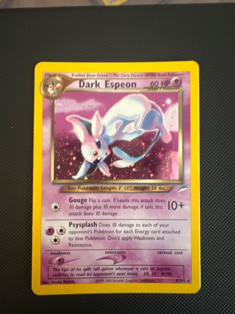 Dark espeon, Hobbies & Toys, Memorabilia & Collectibles, Vintage ...