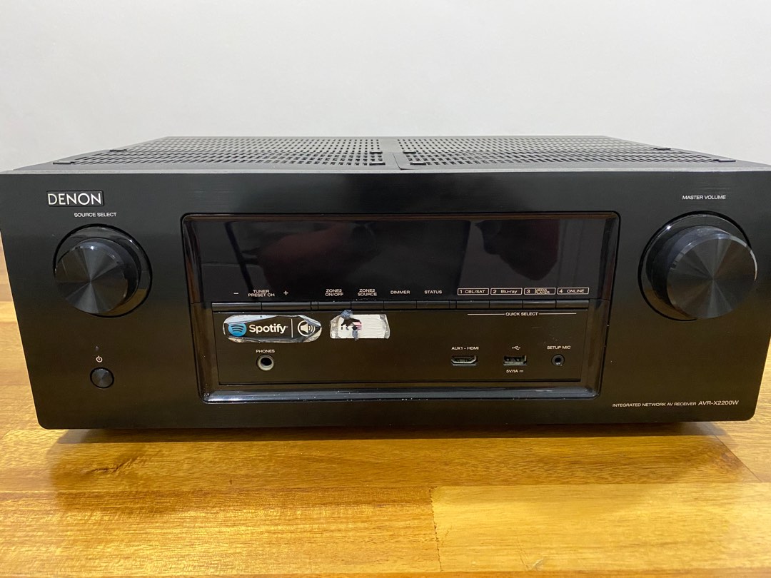 Denon AVR-X2200W AV receiver/amplifier, Audio, Soundbars, Speakers ...