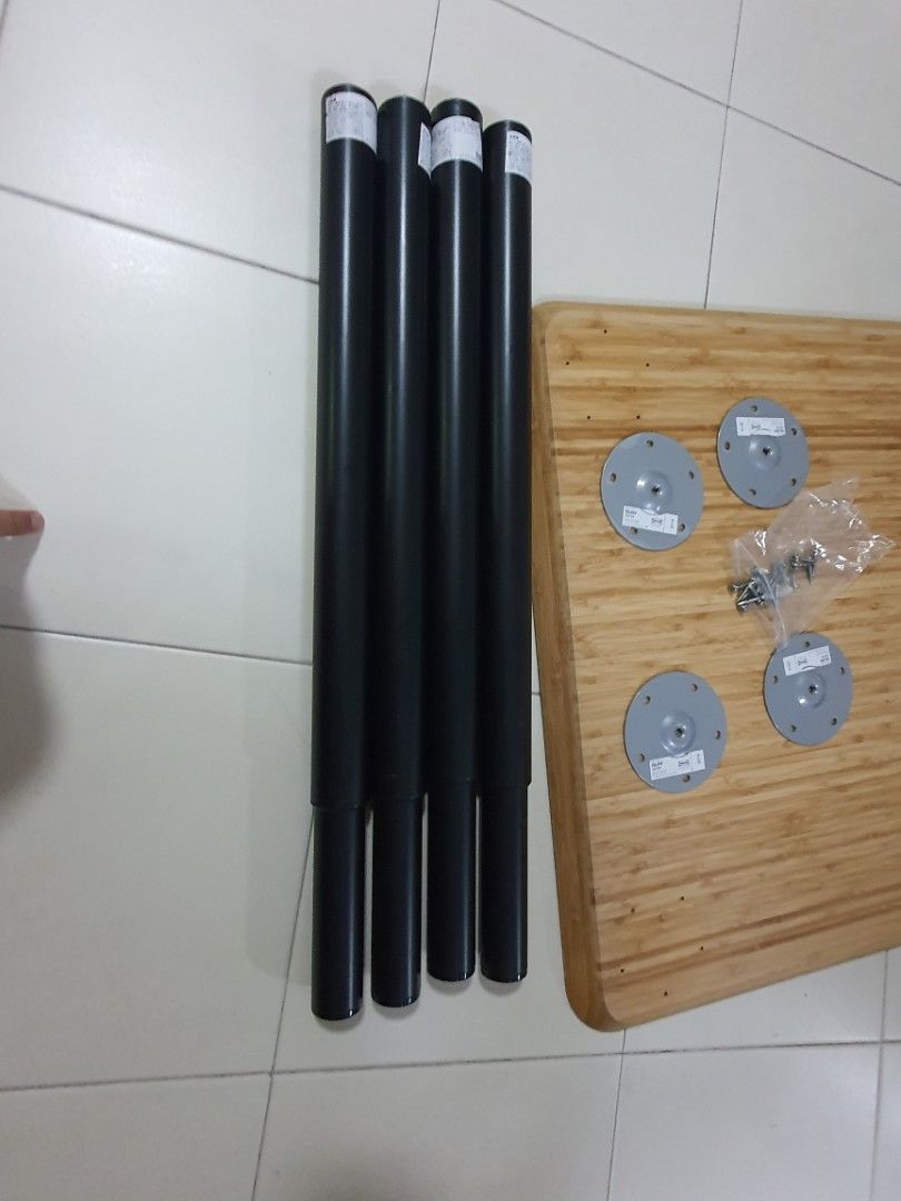 Desk top Table( with 60-90cm adjustable leg), Furniture & Home Living ...