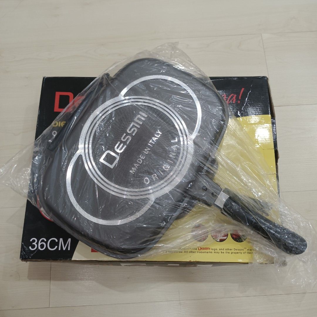 Dessini Magic Double Grill Pan, TV & Home Appliances, Kitchen ...