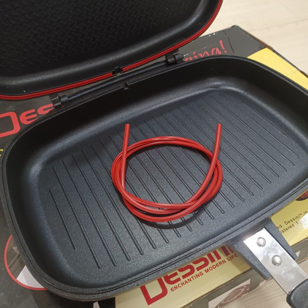 Dessini Magic Double Grill Pan, TV & Home Appliances, Kitchen ...