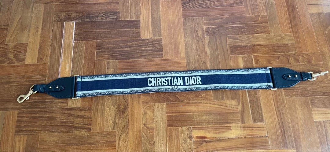 Dior Embroidered Shoulder Strap, Luxury, Bags & Wallets on Carousell