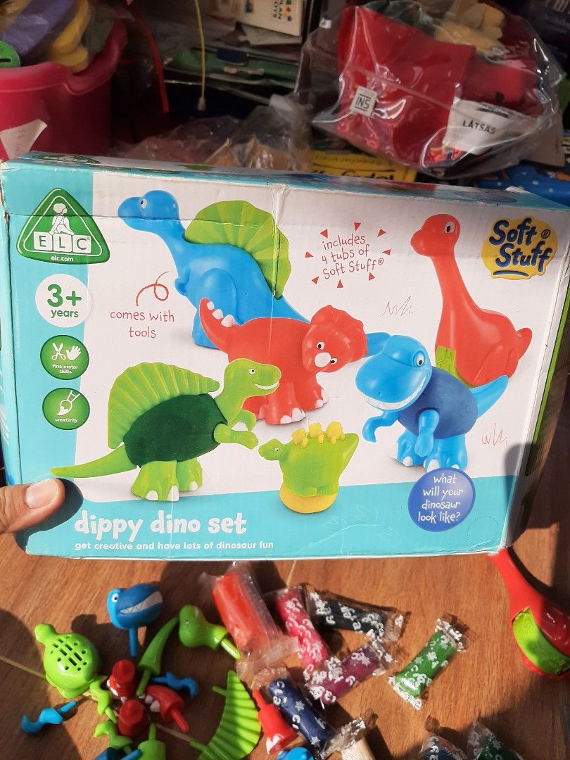 Dippy dino set elc, Toys & Collectibles, Mainan di Carousell