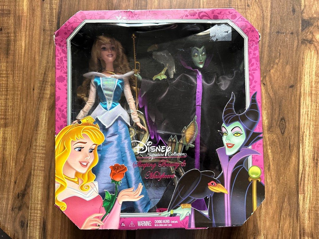 disney signature collection sleeping beauty & maleficent set on Carousell