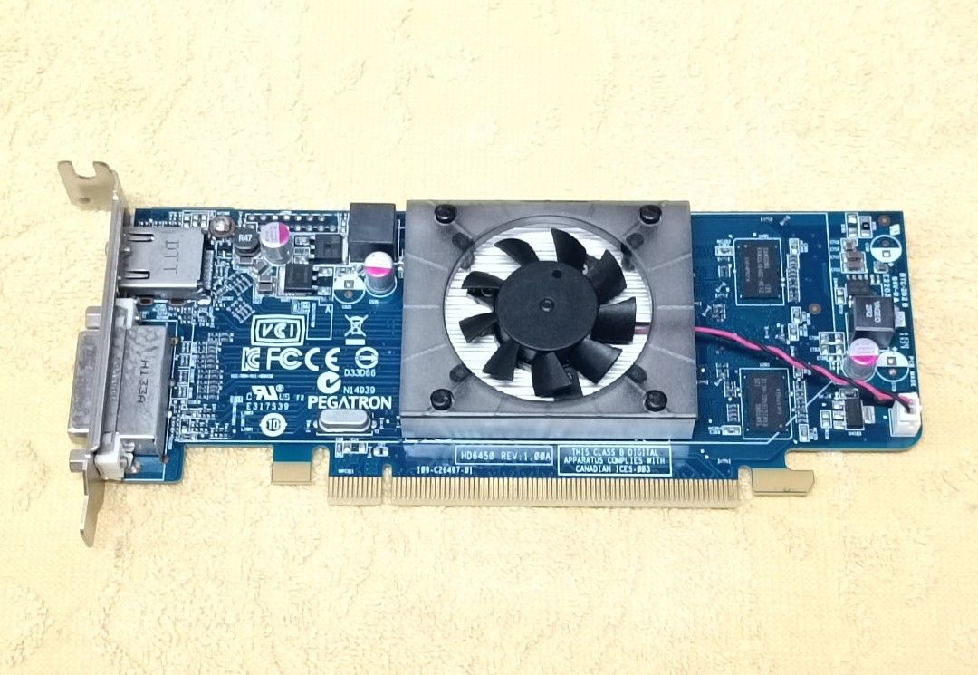 Display card (HD6450) 顯示卡 (新舊請看圖) 100% work, 電腦＆科技, 電腦周邊及配件, 電腦周邊產品 ...