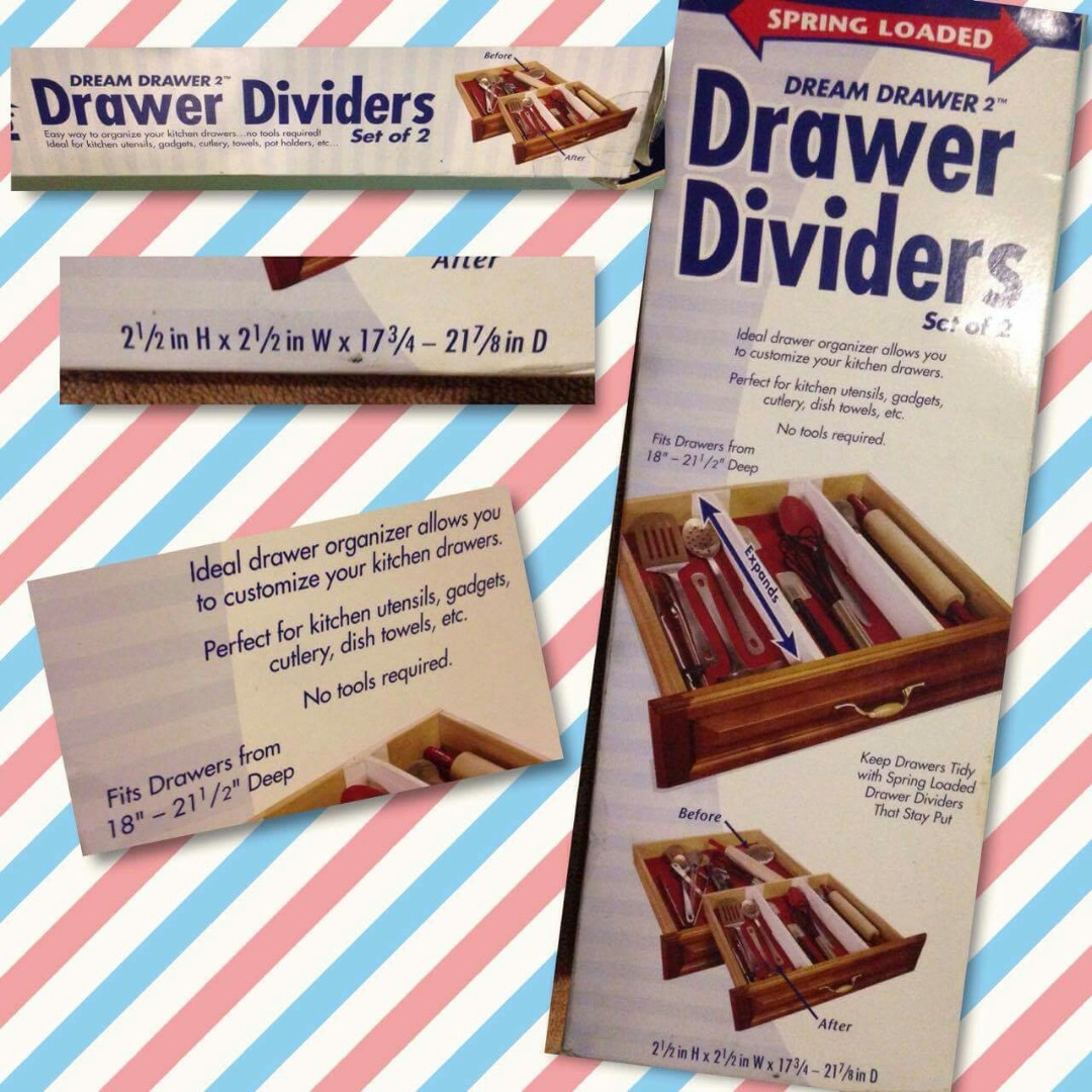 DREAM DRAWER Divider Organizer Spring Loaded on Carousell